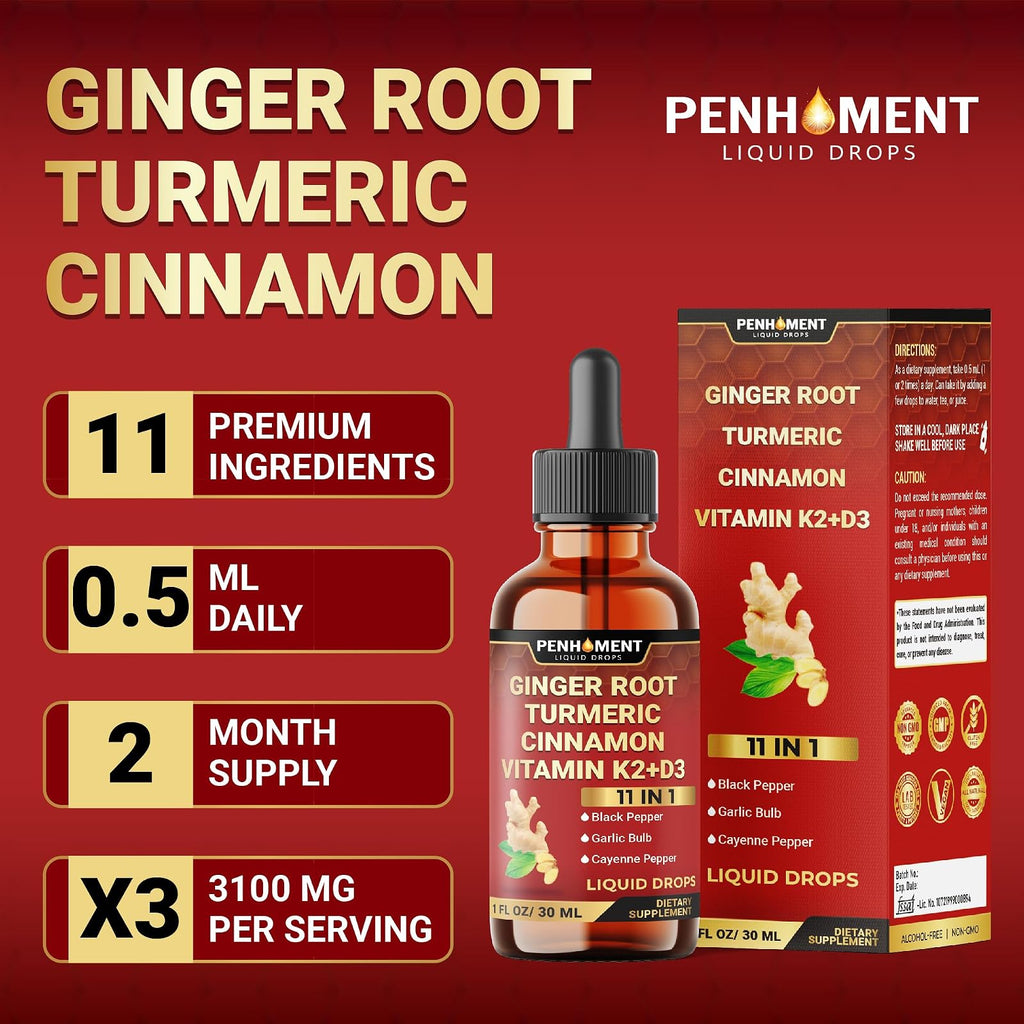 aromatic ginger tea with turmeric