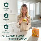 aromatic ginger turmeric pyramid bags