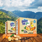 aromatic ginger turmeric tea blend