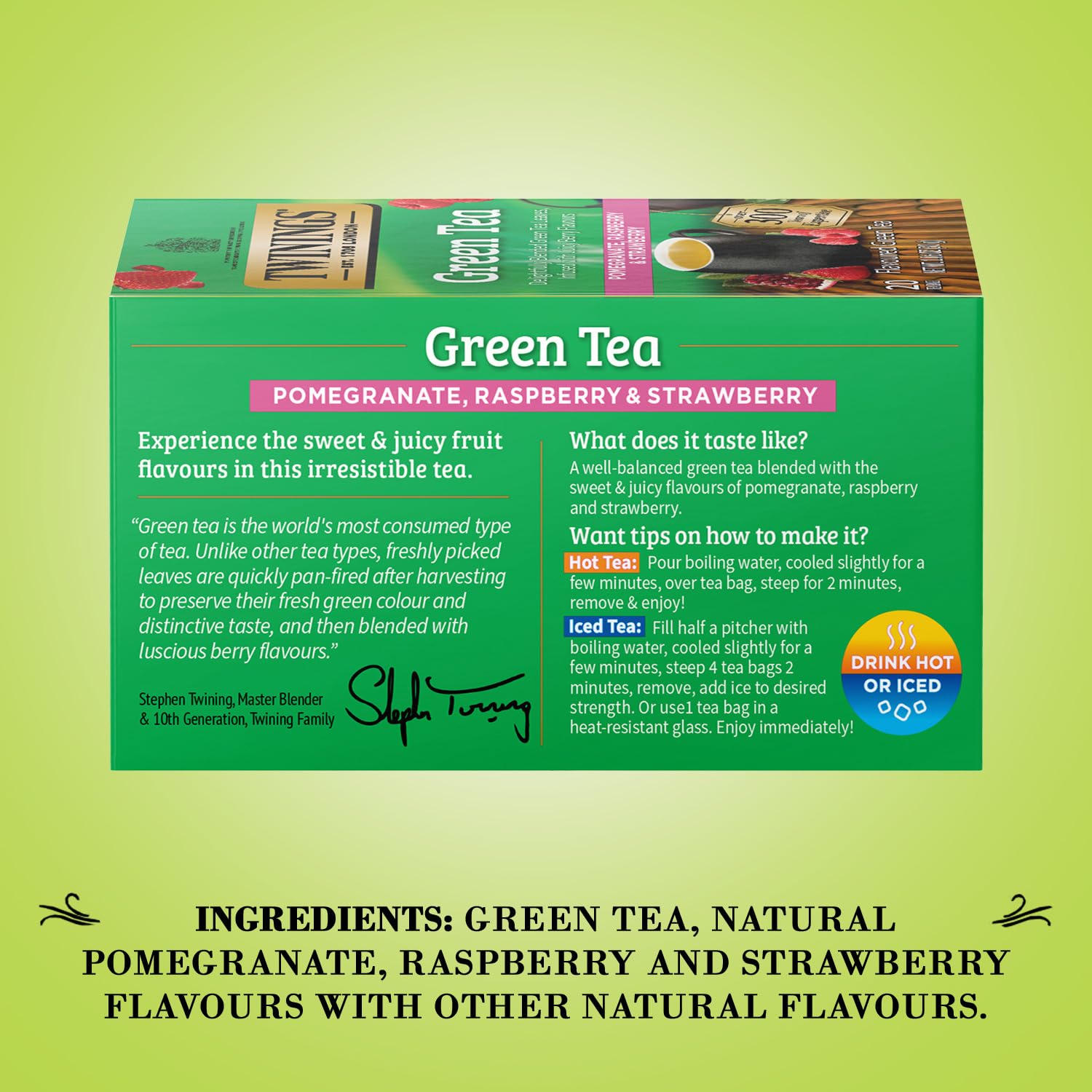 aromatic green tea for relaxation