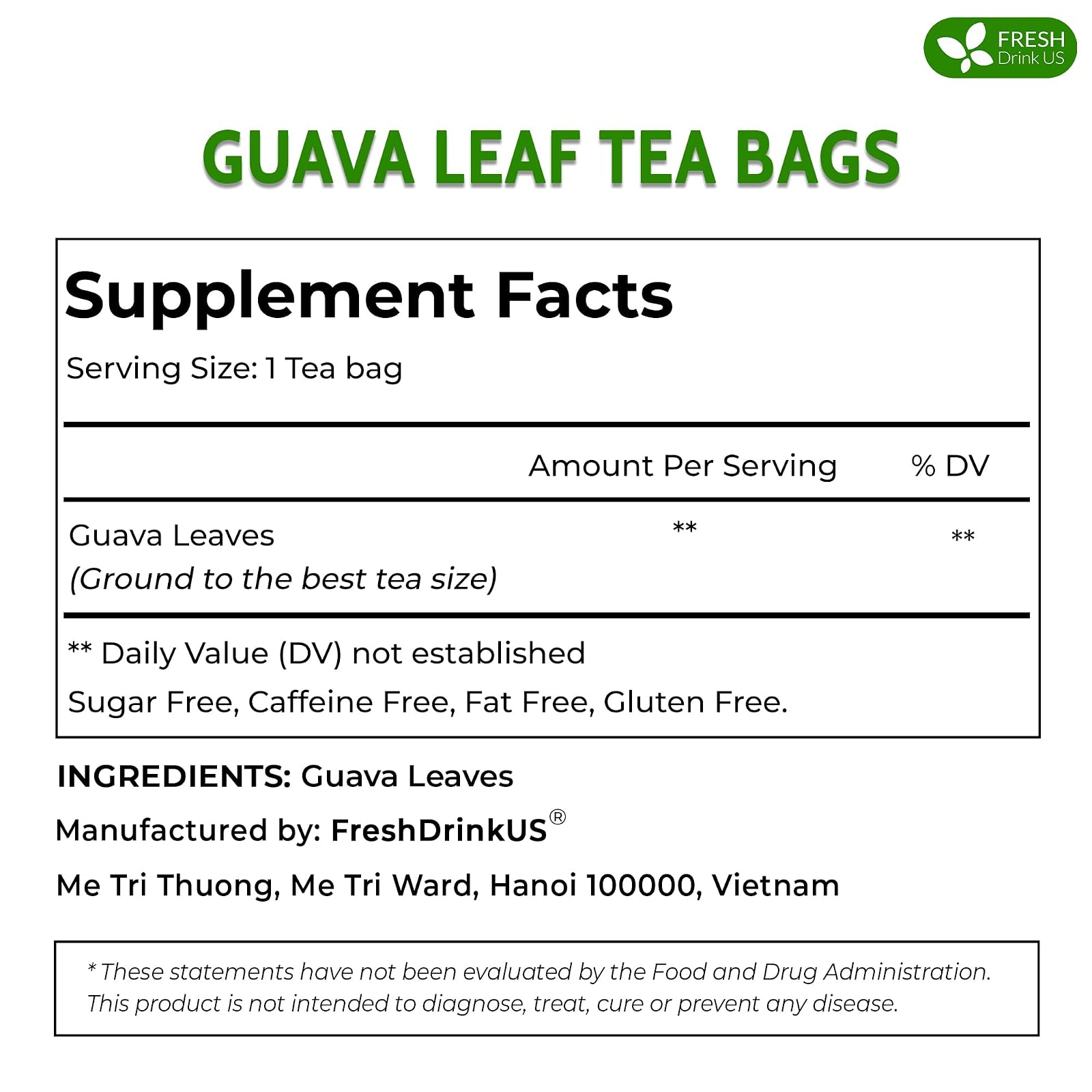 aromatic guava leaf tea for digestion