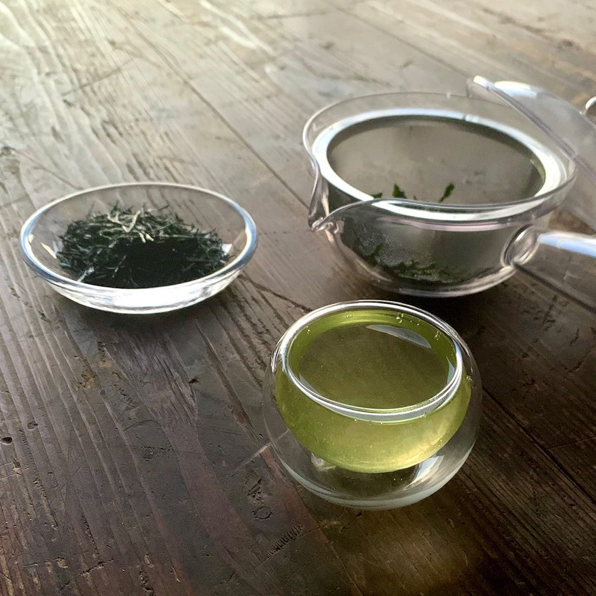 aromatic gyokuro green tea infusion