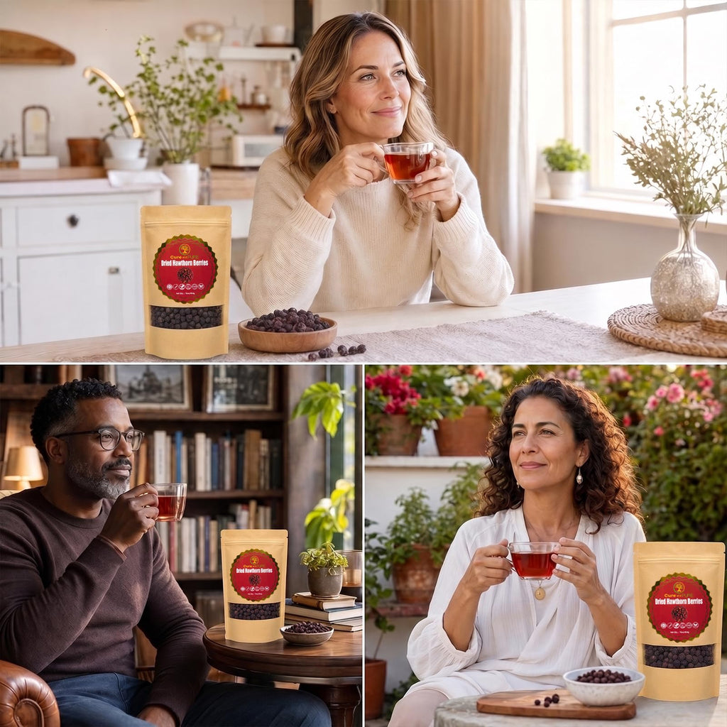 aromatic hawthorn berry tea experience