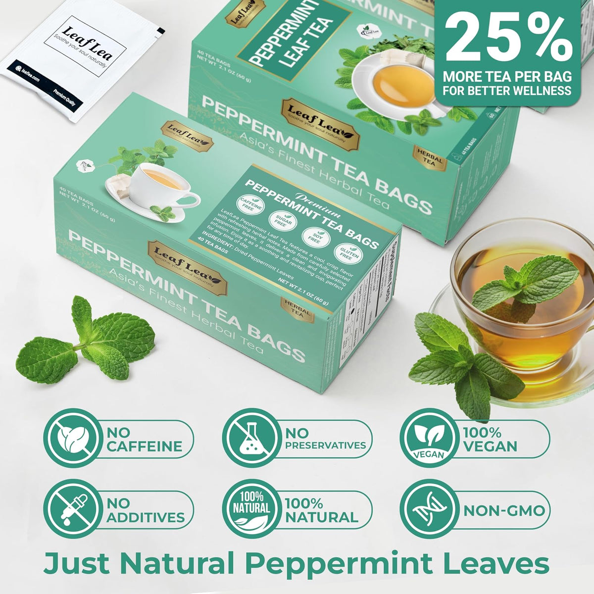 aromatic herbal detox tea bags