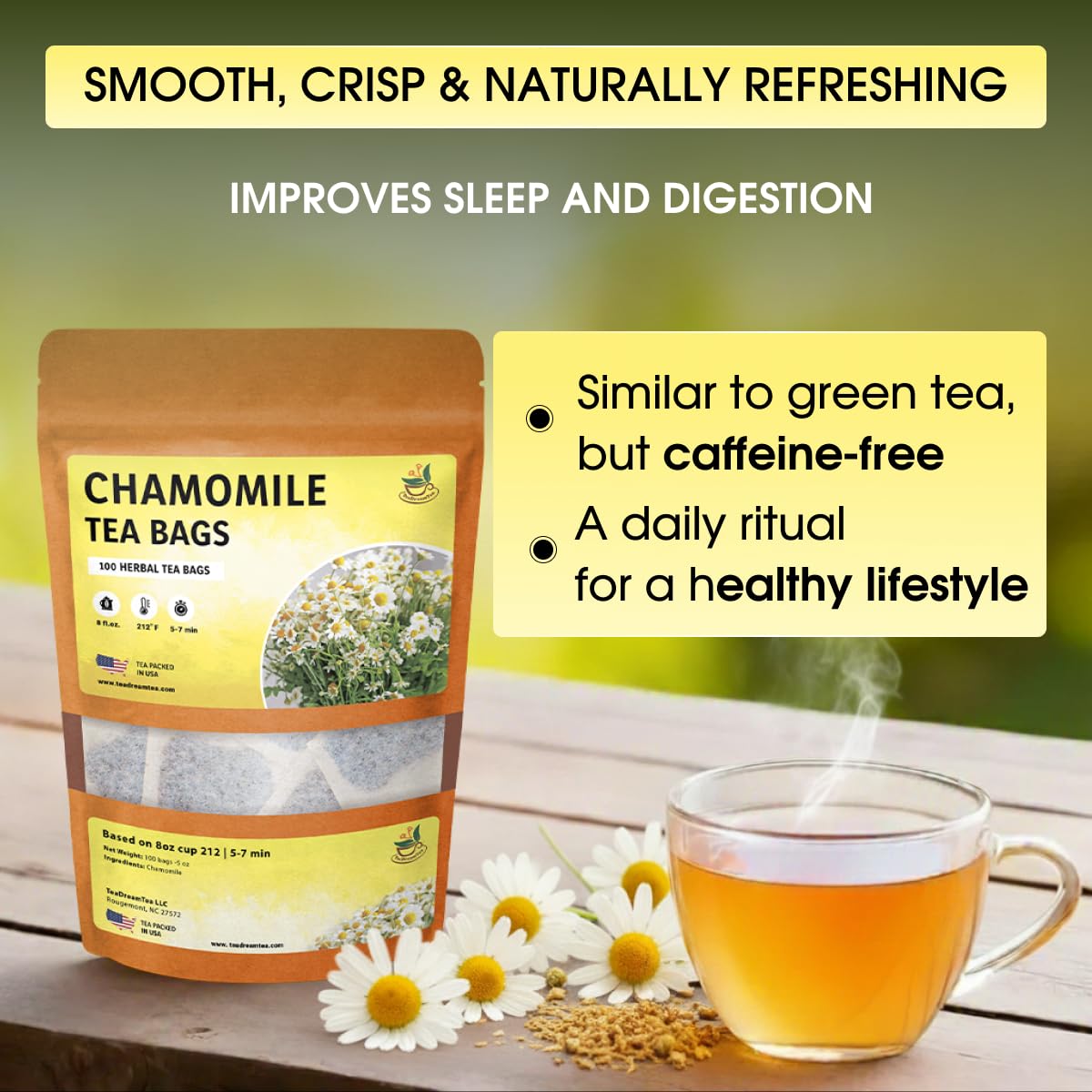 aromatic herbal tea for calming moments