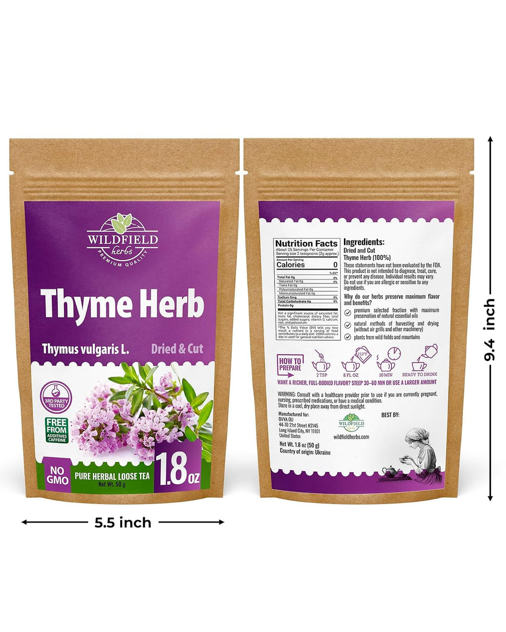 aromatic herbal tea for calming