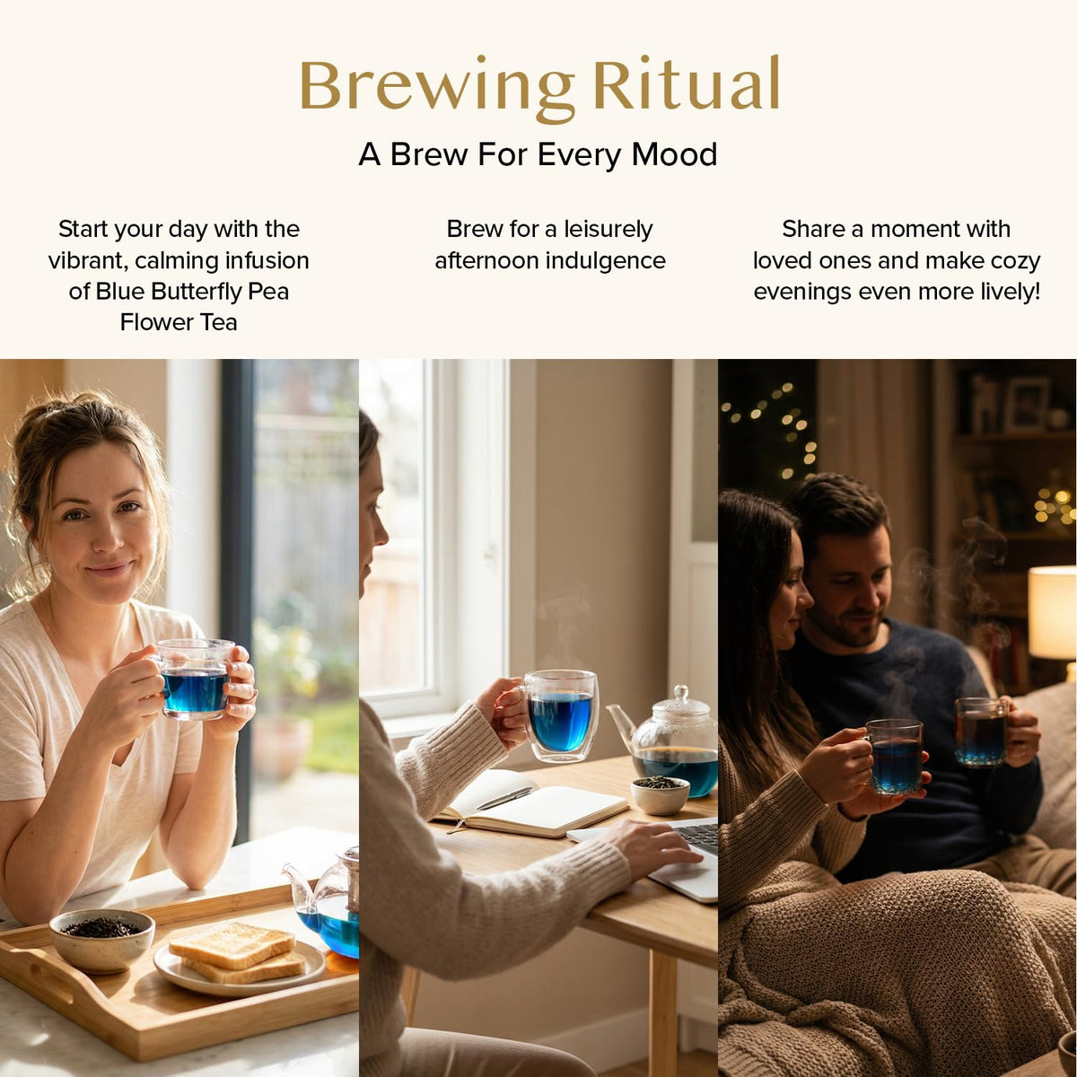 aromatic herbal tea for calming