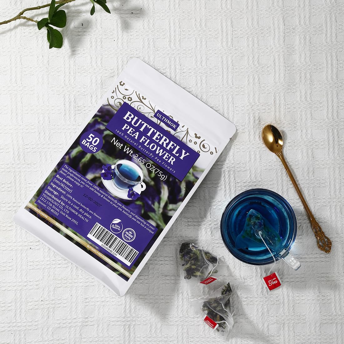 aromatic herbal tea for calming
