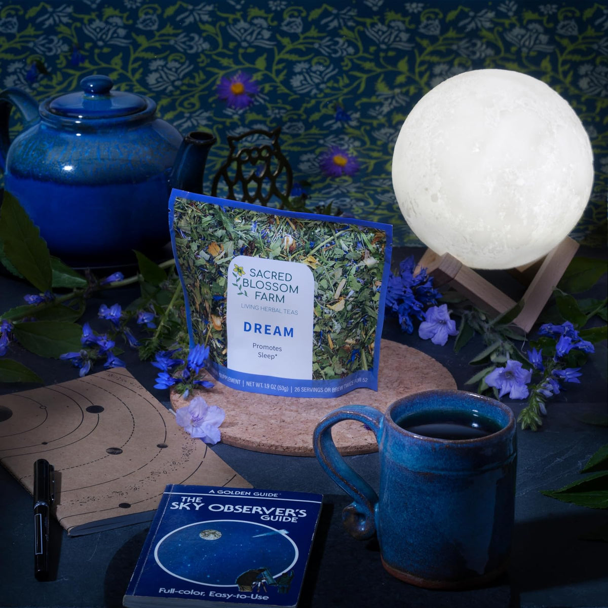 aromatic herbal tea for evening rituals