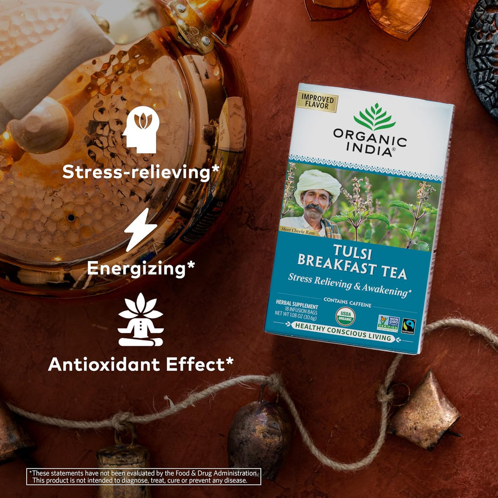 aromatic herbal tea for morning boost