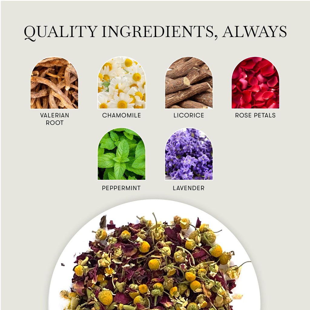 aromatic herbal tea for stress relief
