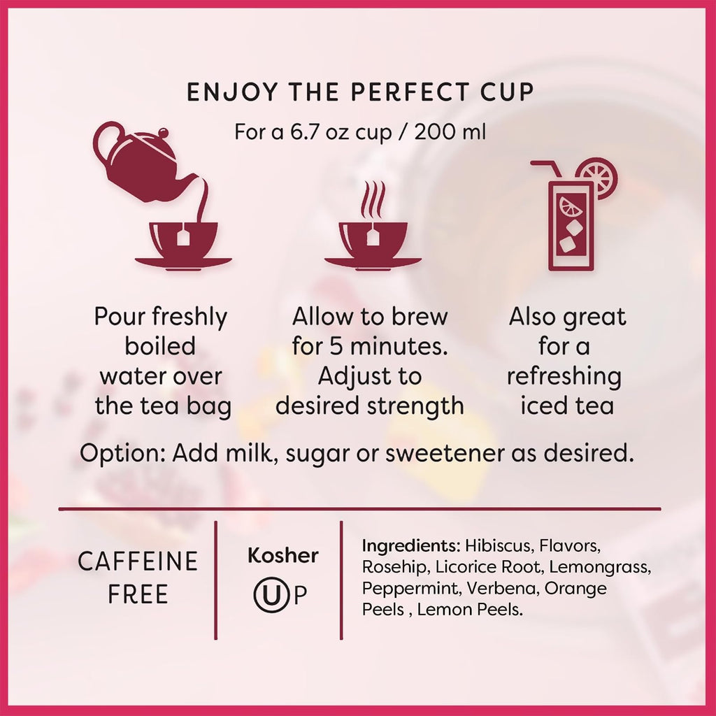aromatic herbal tea for wellness