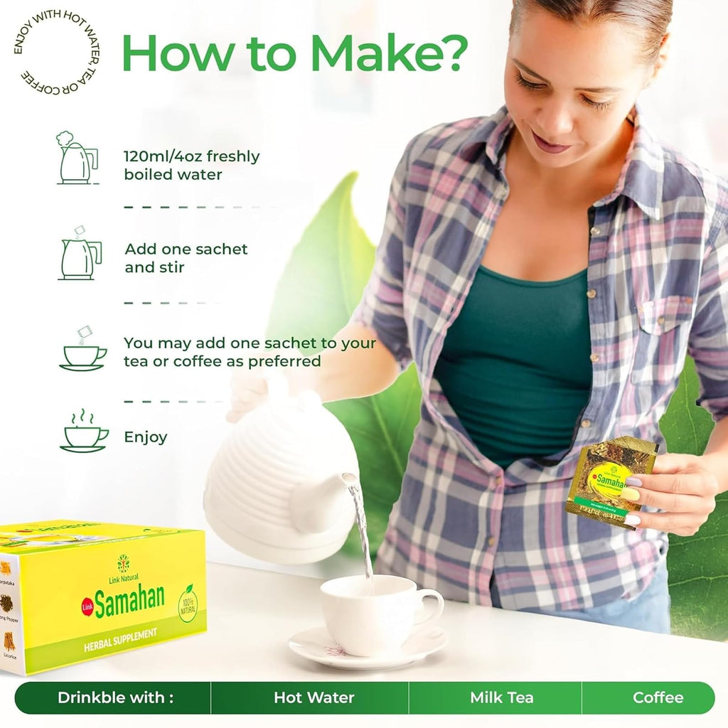 aromatic herbal tea for wellness
