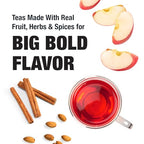 aromatic herbal tea with almonds
