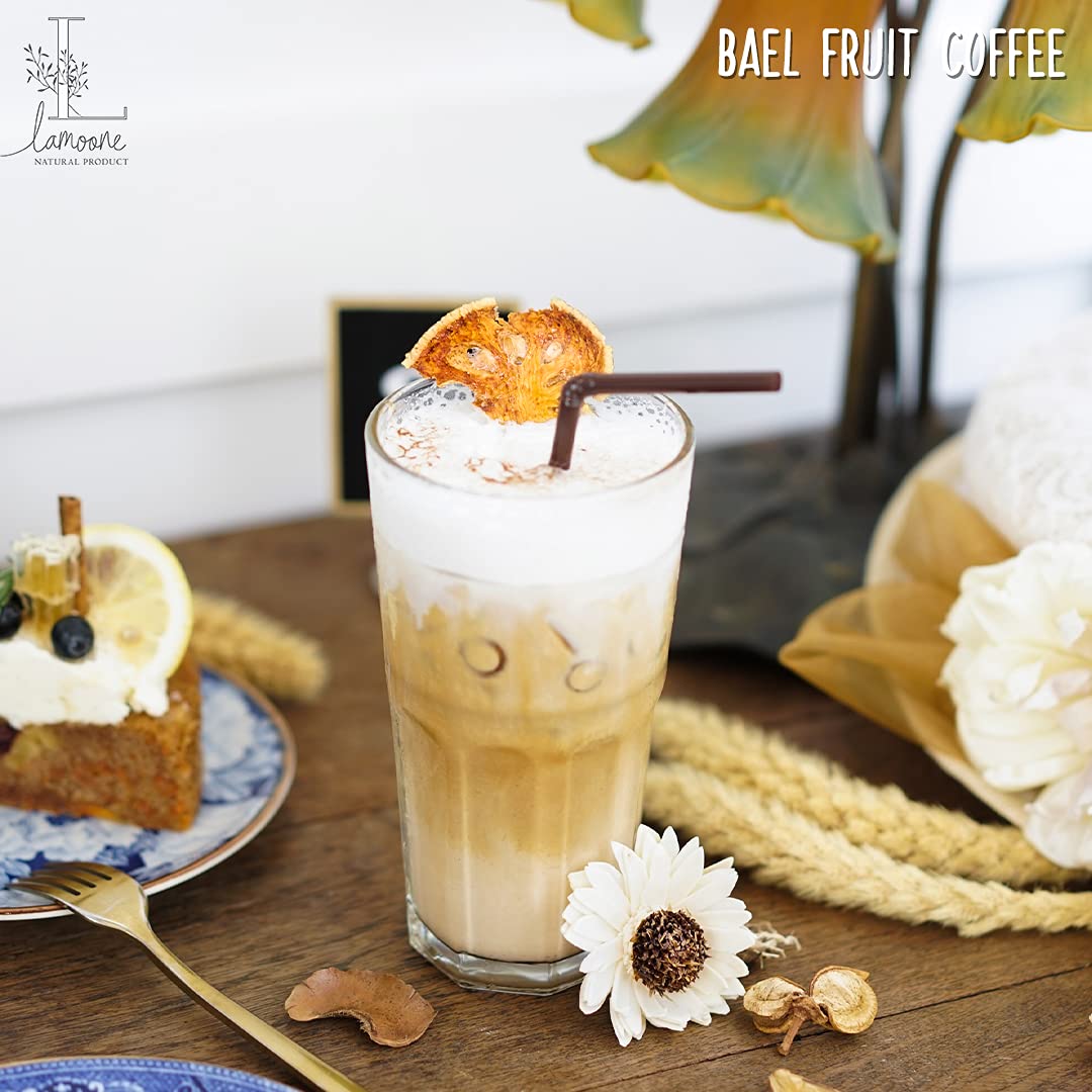 aromatic herbal tea with bael fruit