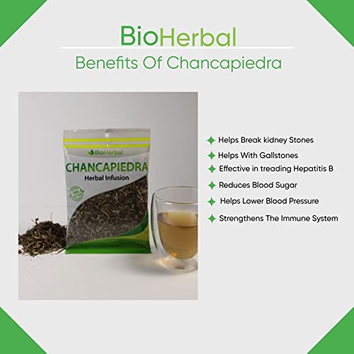 aromatic herbal tea with chancapiedra
