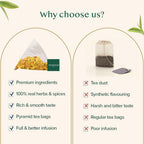 aromatic herbal tea with ginger spice
