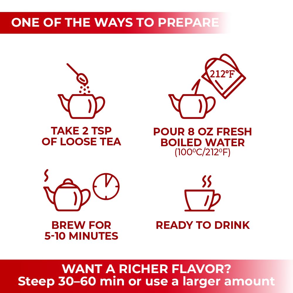 aromatic herbal tea with lingonberries