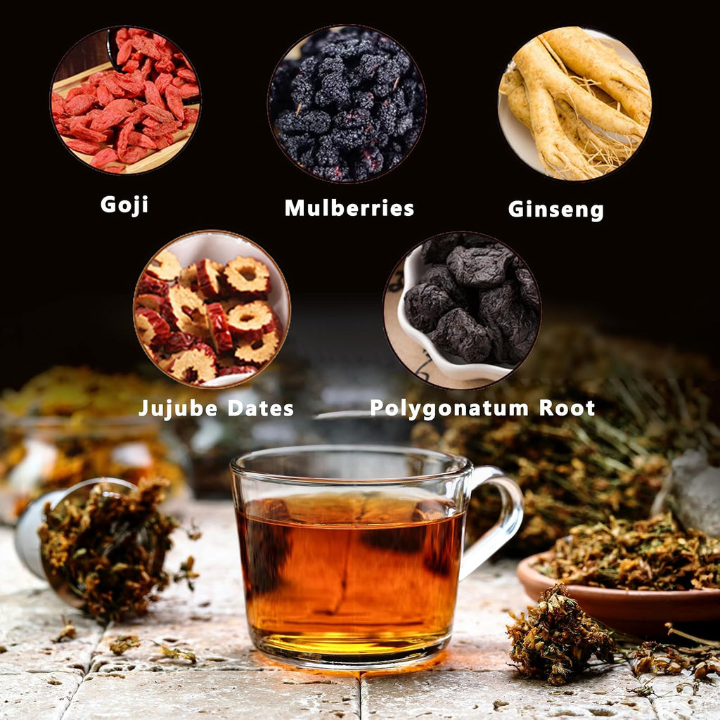 aromatic herbal tea with rich flavours