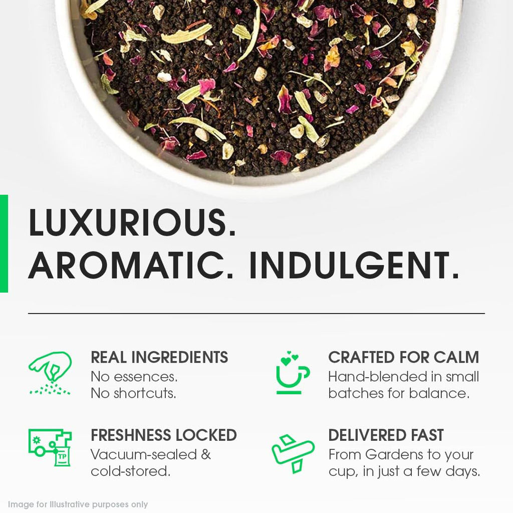 aromatic herbal tea with saffron
