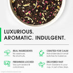 aromatic herbal tea with saffron