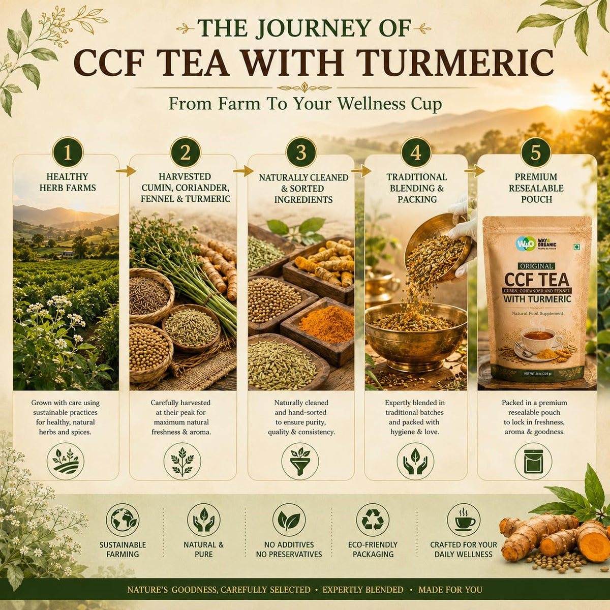 aromatic herbal tea with spices