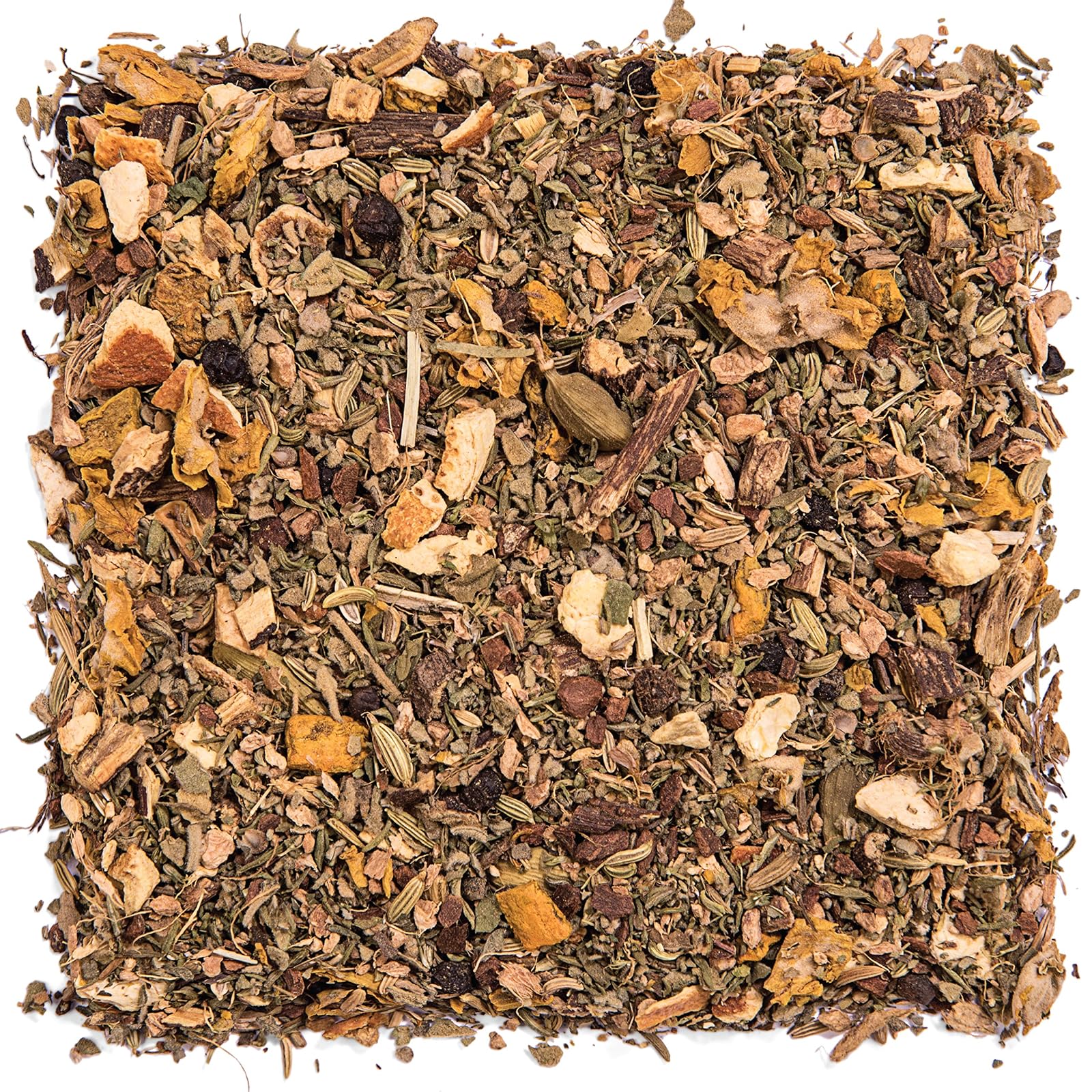 aromatic herbal tea with turmeric