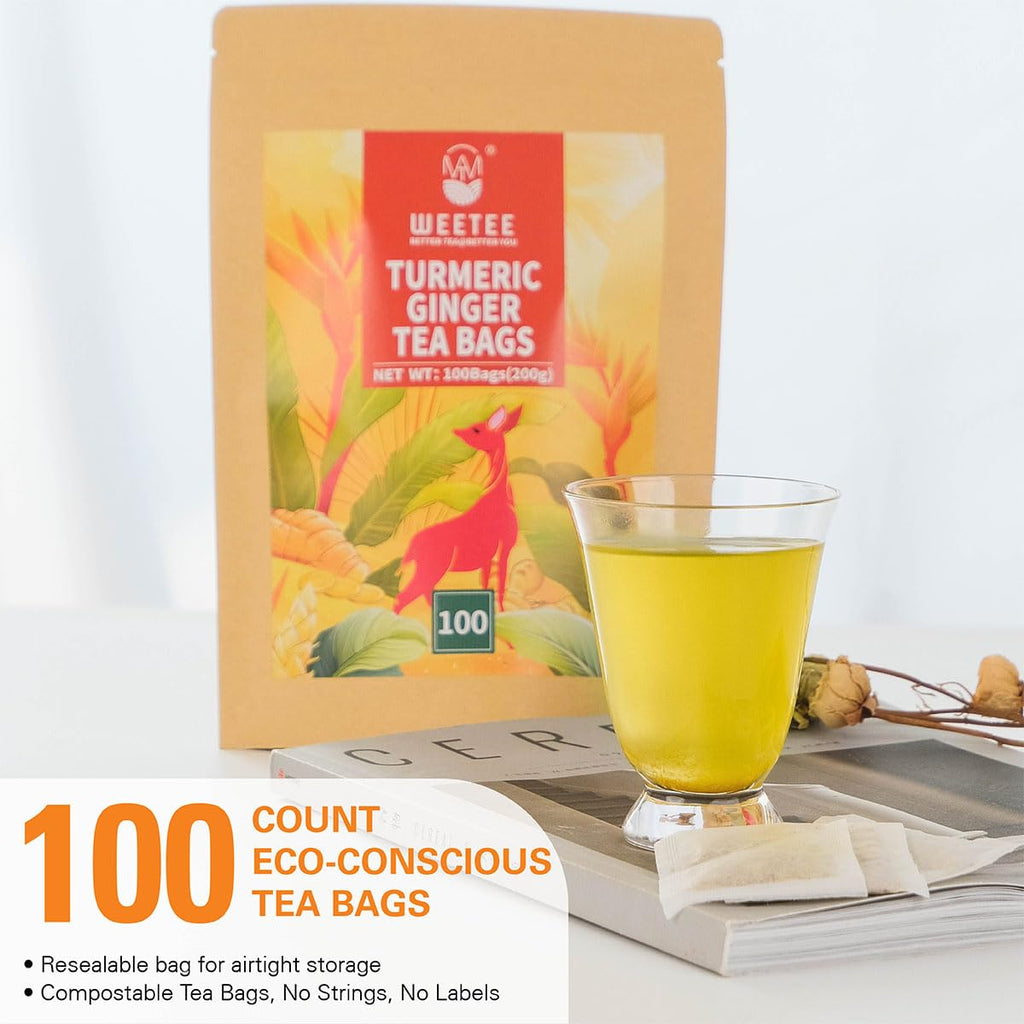 aromatic herbal tea with turmeric