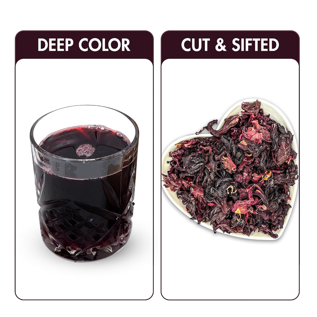 aromatic hibiscus flowers for brewing