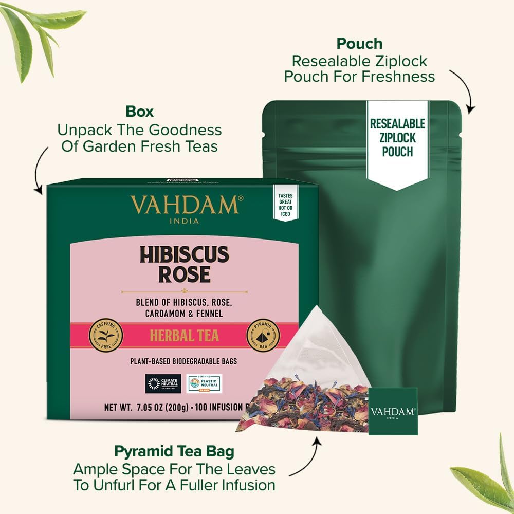 aromatic hibiscus rose tea experience