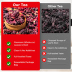 aromatic hibiscus tea for relaxation