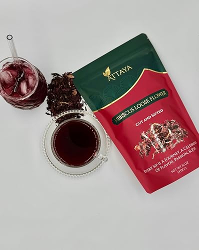 aromatic hibiscus tea for soothing