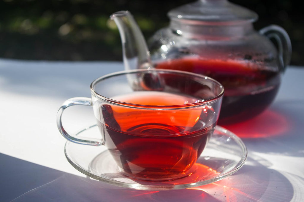 aromatic hibiscus tea for wellness