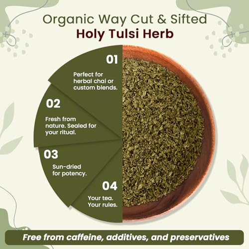 aromatic holy basil for relaxation