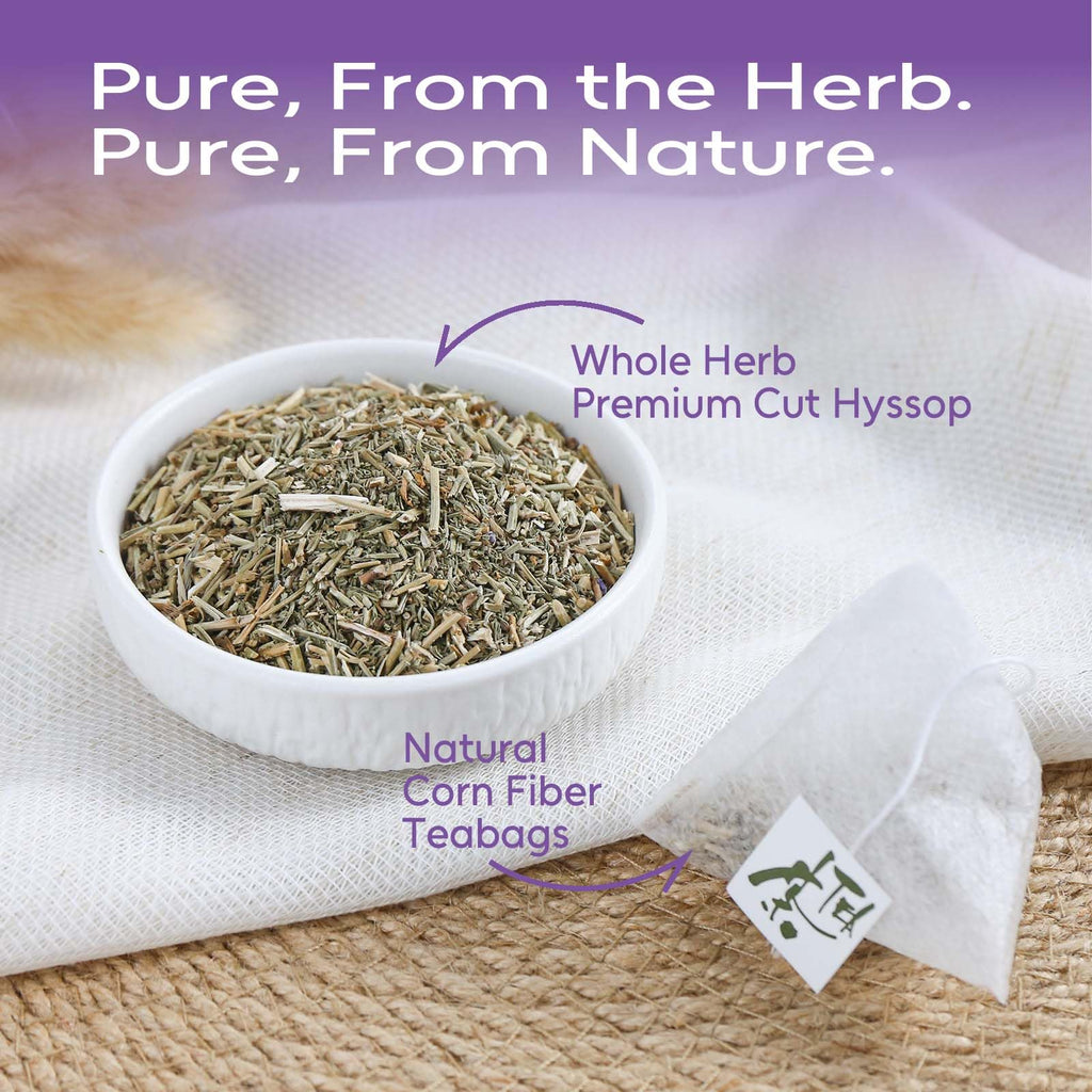 aromatic hyssop tea for digestion