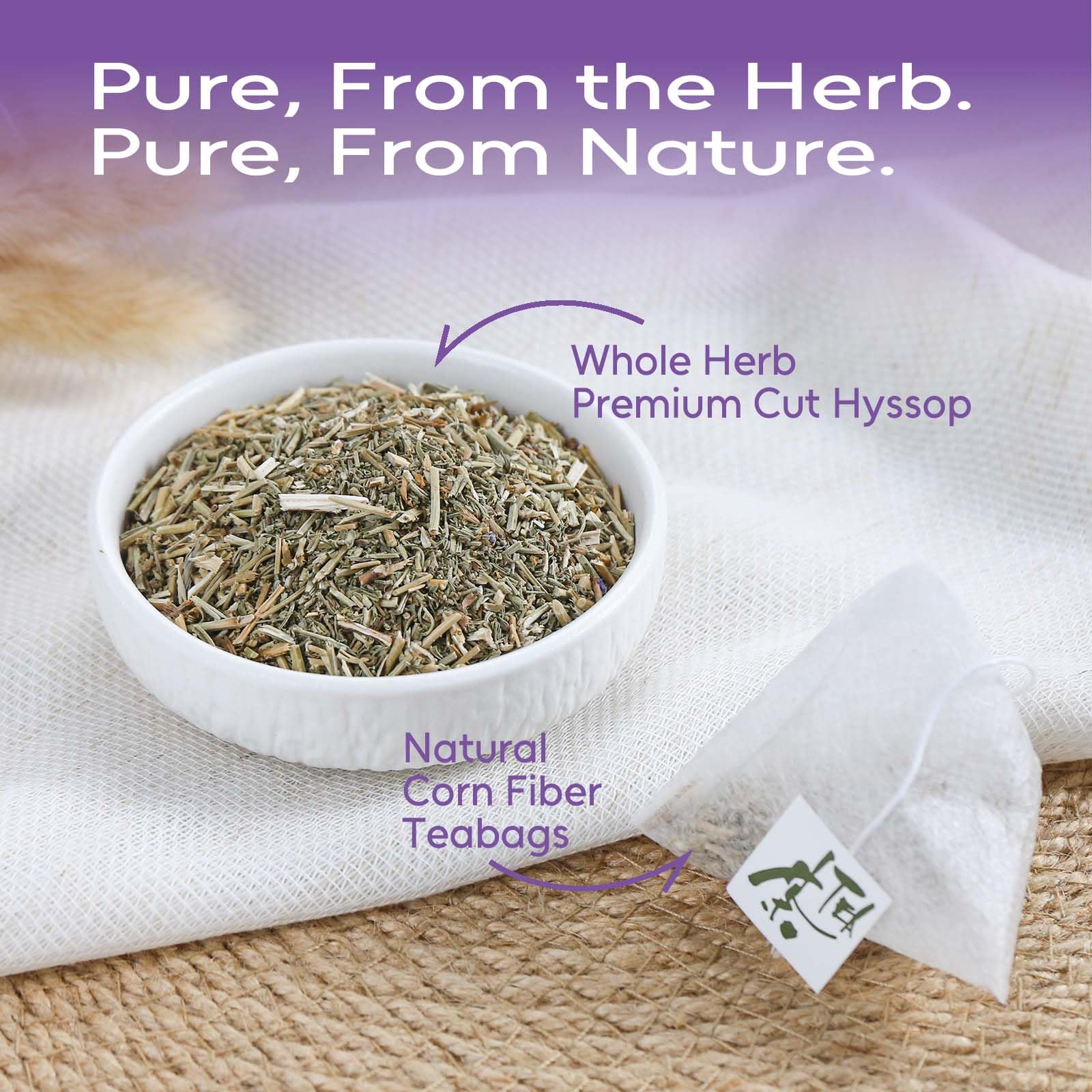 aromatic hyssop tea for digestion