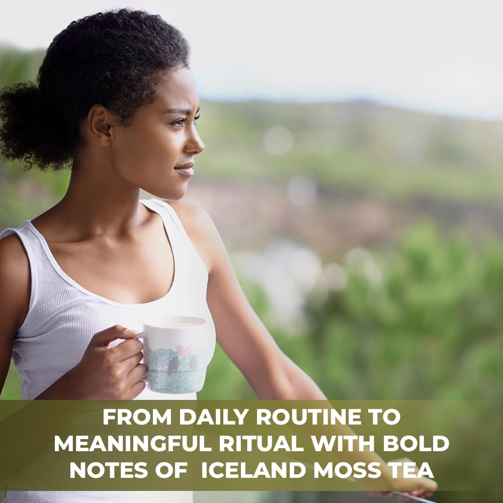 aromatic Icelandic moss tea experience
