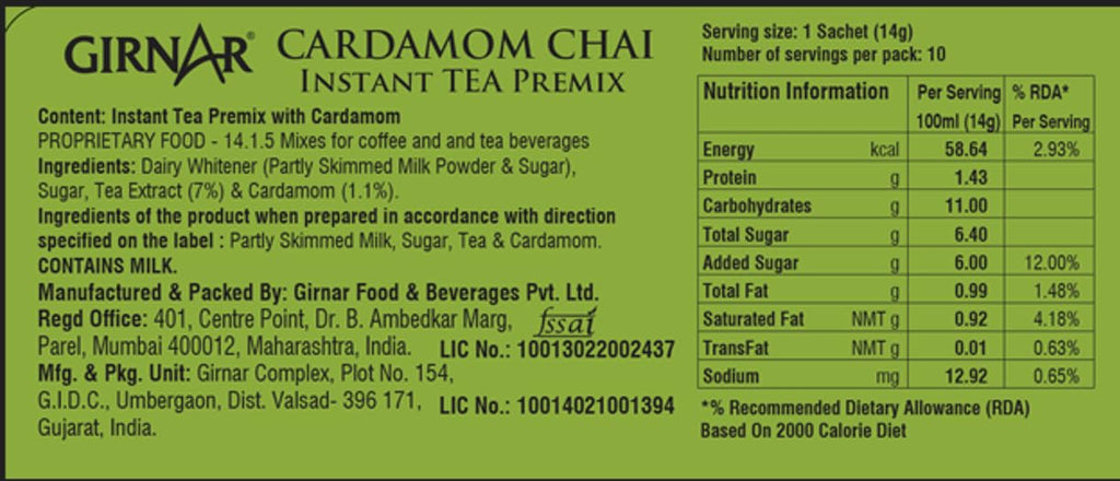 aromatic instant tea for convenience