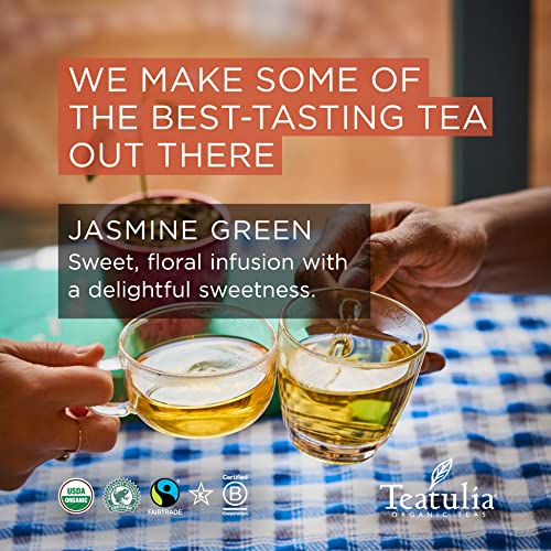 aromatic jasmine green tea flavour