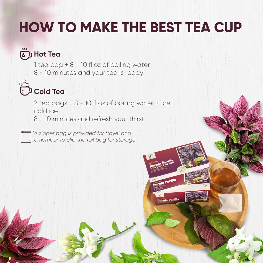 aromatic jasmine perilla tea bags