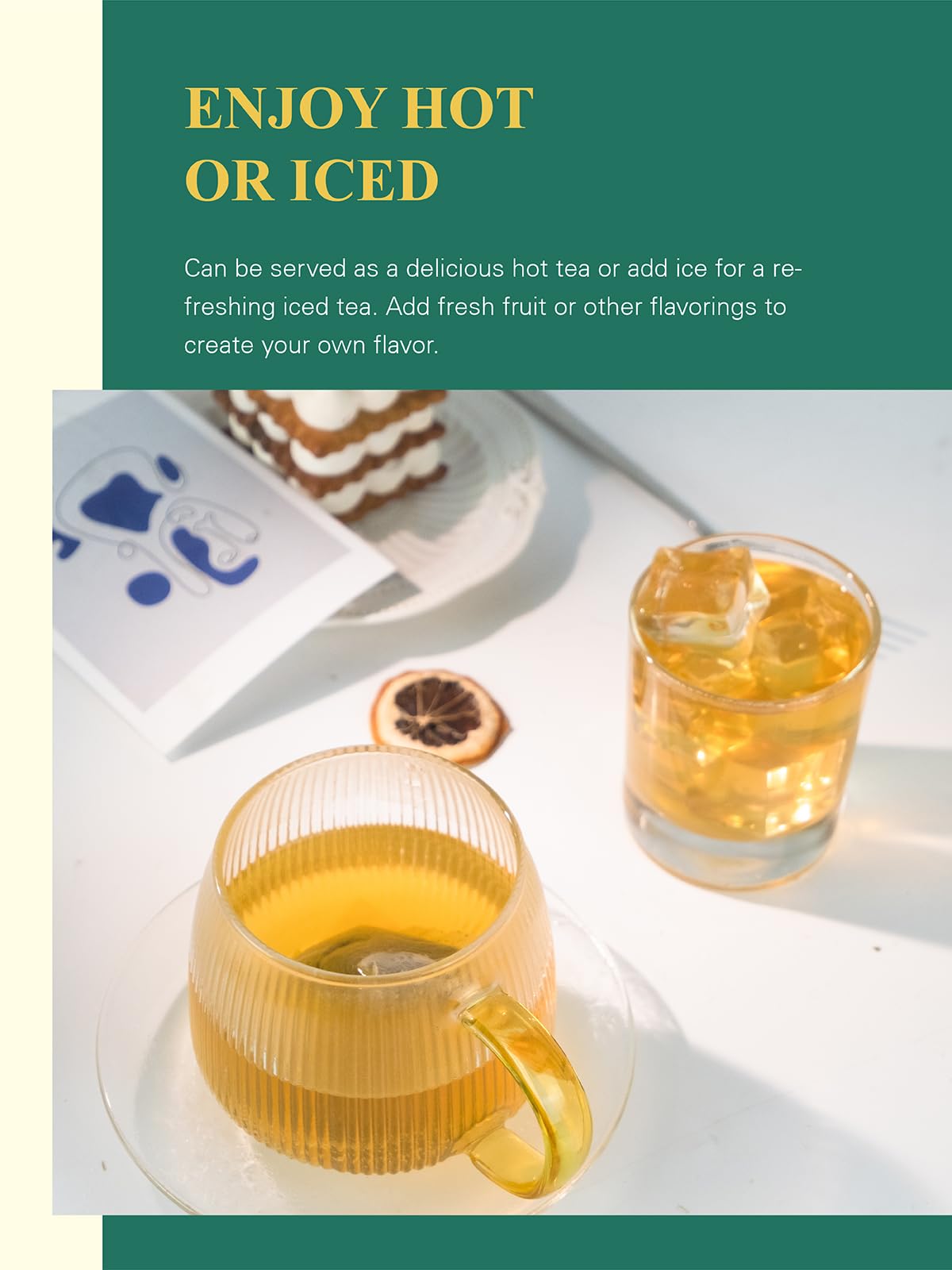 aromatic jasmine tea for relaxation