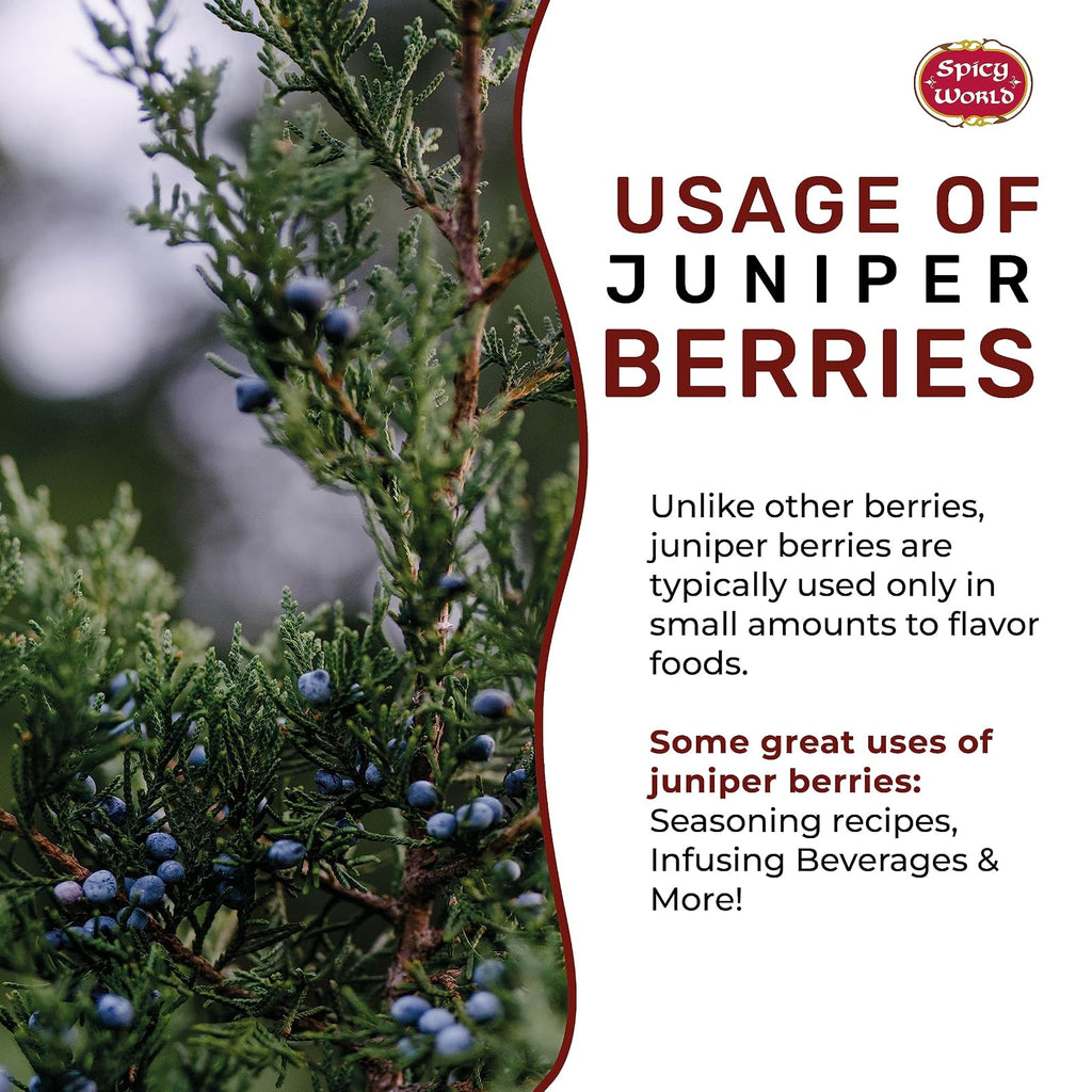 aromatic juniper berries for green tea