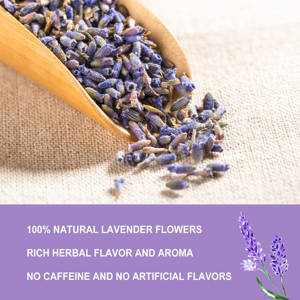 aromatic lavender buds for tea