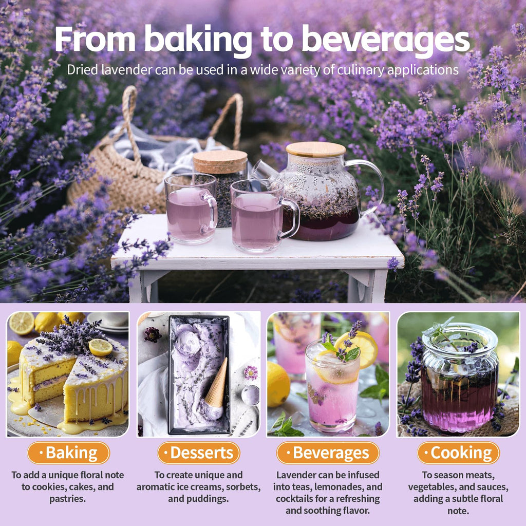 Aromatic lavender flowers for cooking