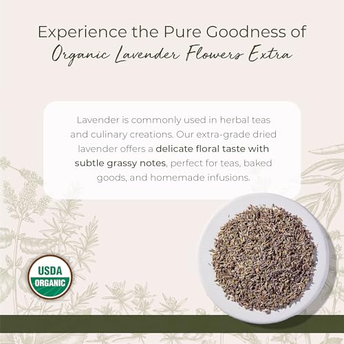 aromatic lavender flowers for herbal infusion