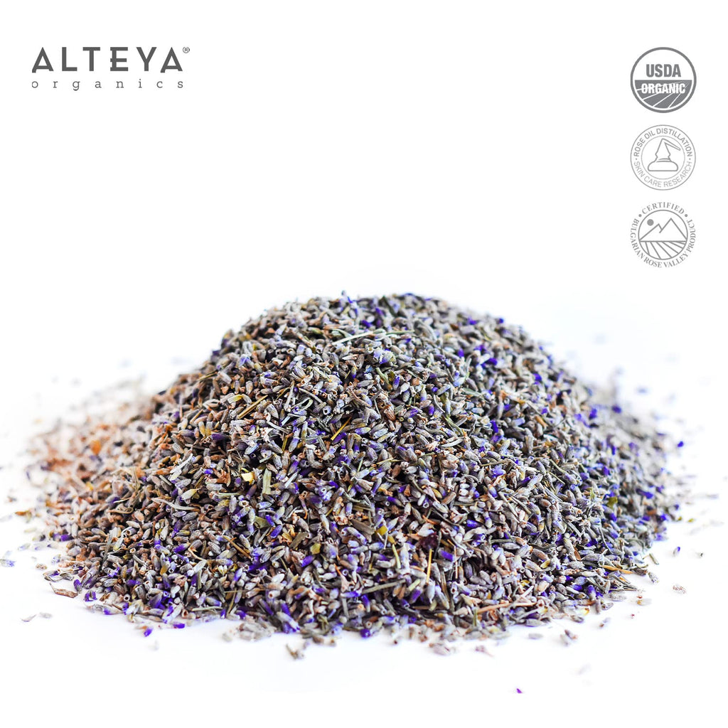 aromatic lavender flowers tea blend