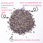 aromatic lavender for herbal infusions