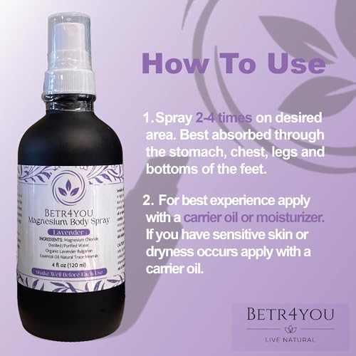 aromatic lavender magnesium spray