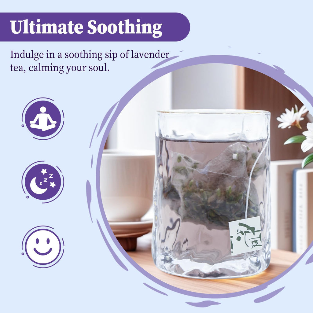 aromatic lavender tea bags for wellness