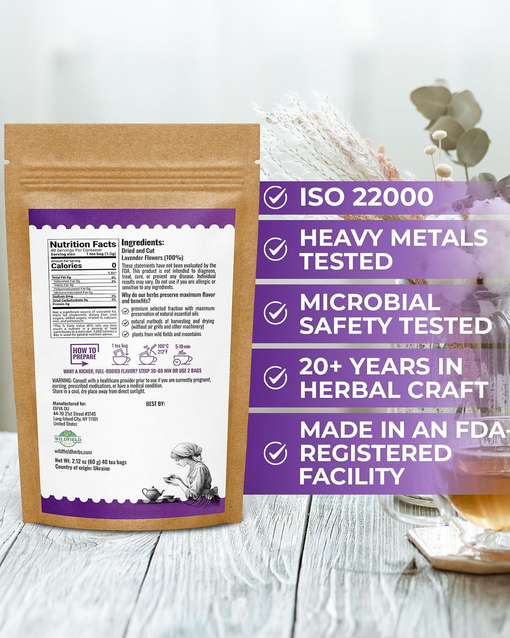 aromatic lavender tea experience